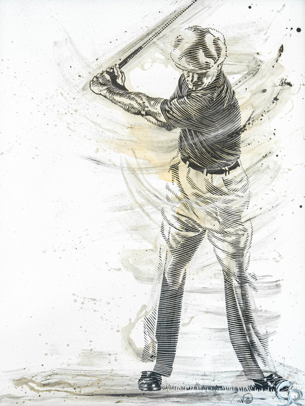 "Into Action" Ben Hogan Poster – Pop Art CR